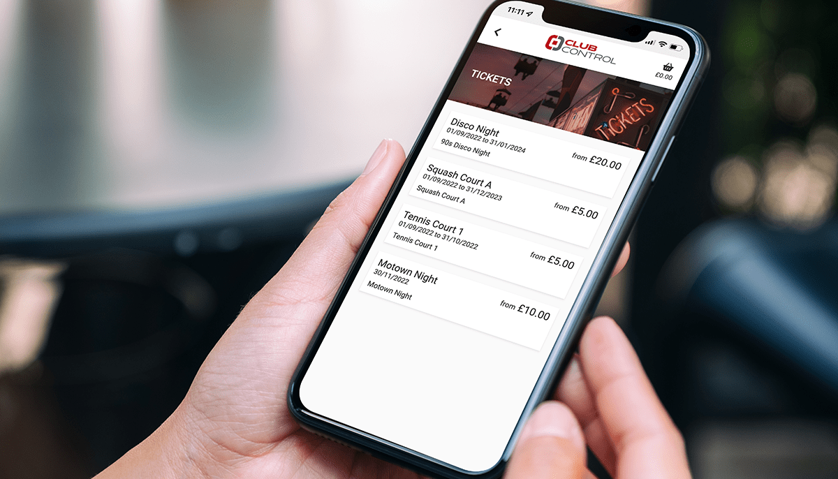Ticketing – Club Control