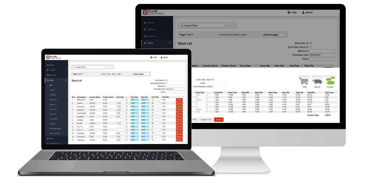 Stock – Club Control